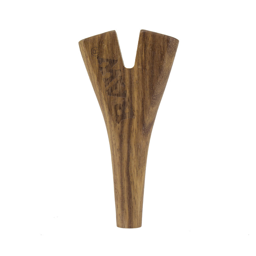 RAW - Double Barrel Wooden Cigarette Holder | Planet Caravan Smoke Shop
